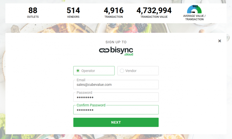 Bisync ERP: How to Sign-Up - BISYNC.CLOUD Bisync