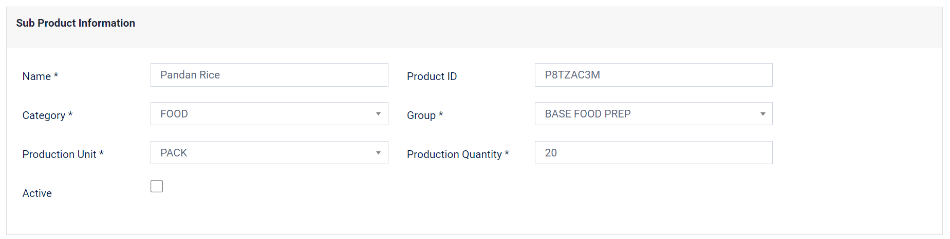 Creating Sub-Products - BISYNC.CLOUD