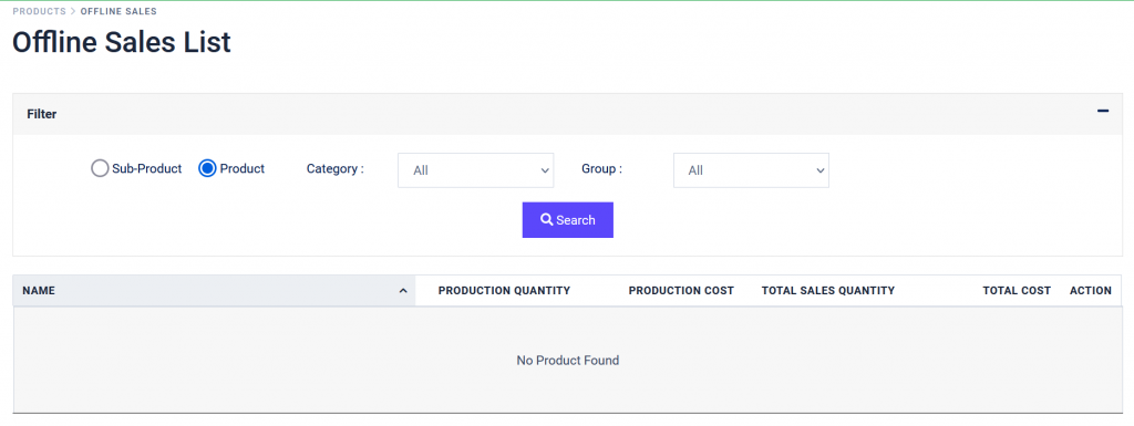 Offline Sales Records - BISYNC.CLOUD