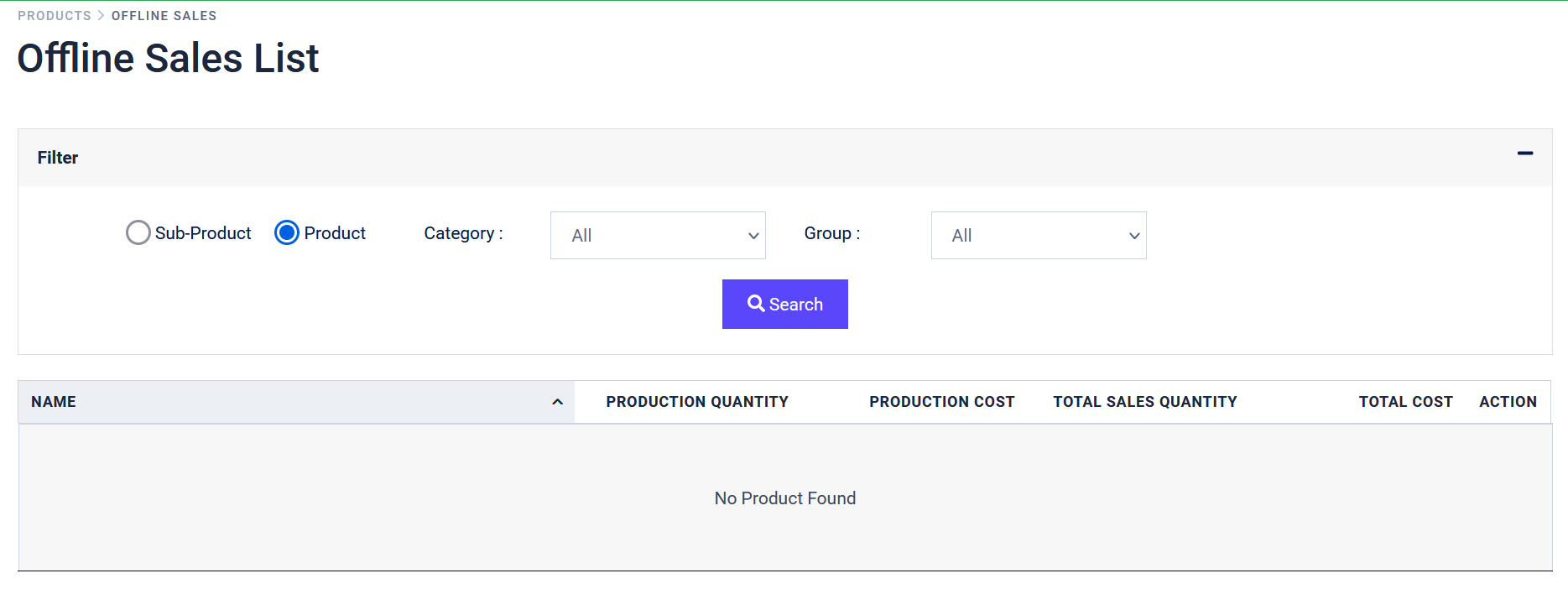 Offline Sales Records - BISYNC.CLOUD