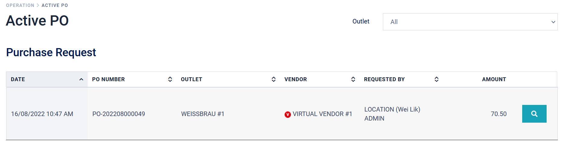 Creating Purchase Requests - BISYNC.CLOUD