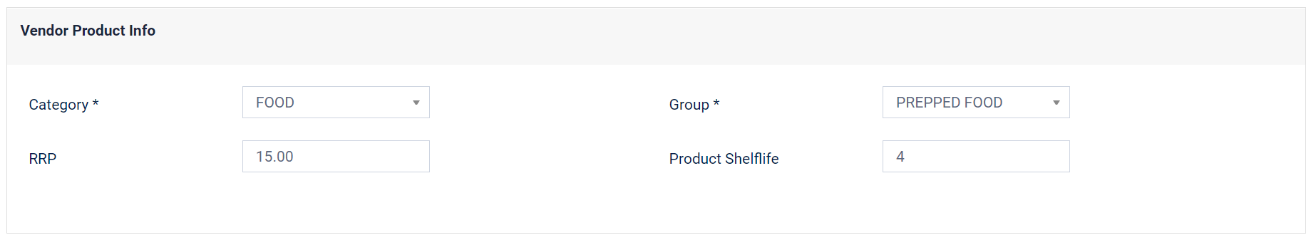 Creating Products for Central Kitchen - BISYNC.CLOUD